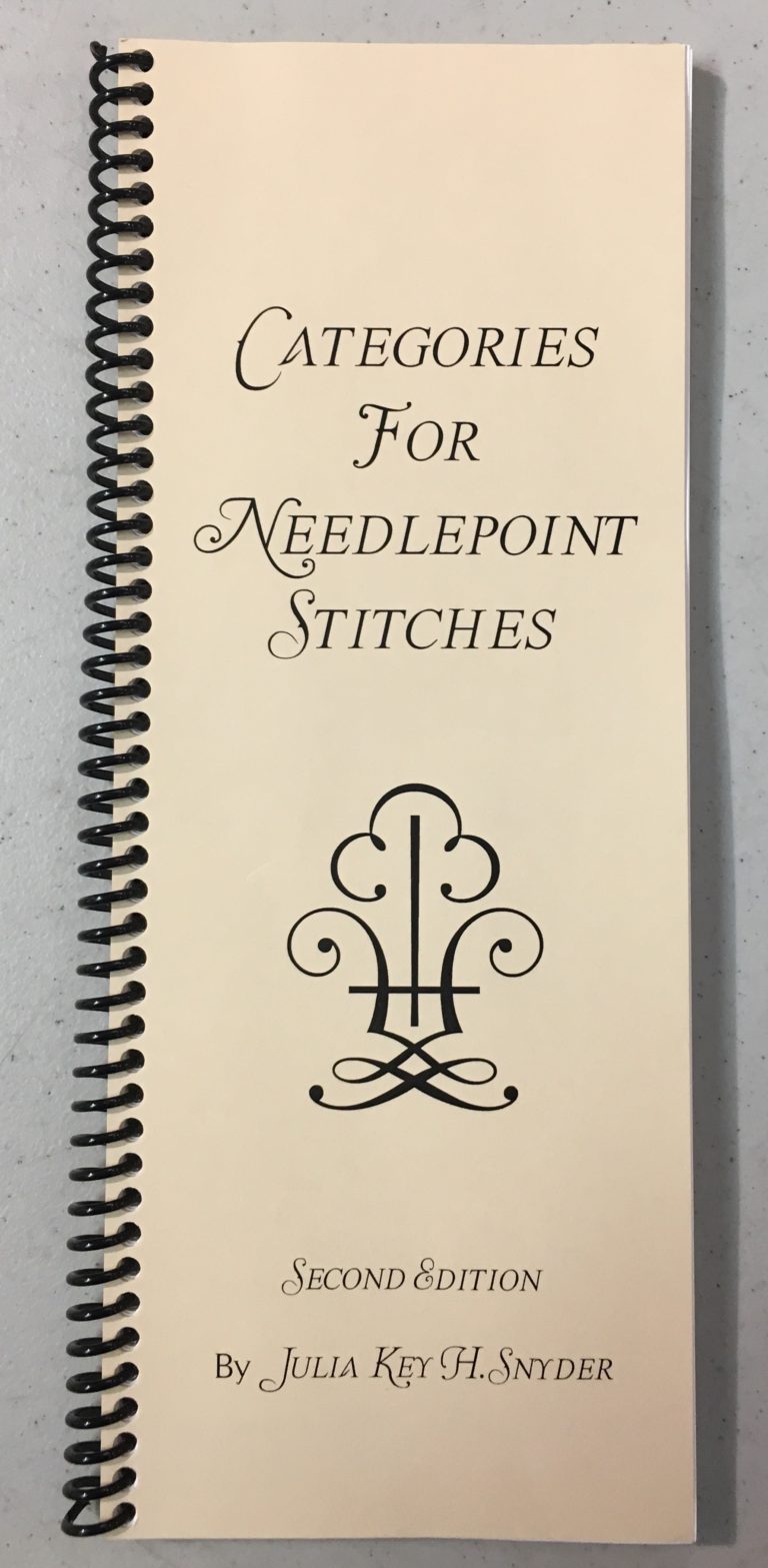 Categories for Needlepoint Stitches, second edition - book review ...